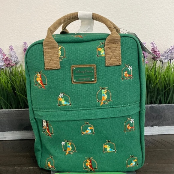 Loungefly | Bags | Disney Parks Enchanted Tiki Room Canvas Backpack ...